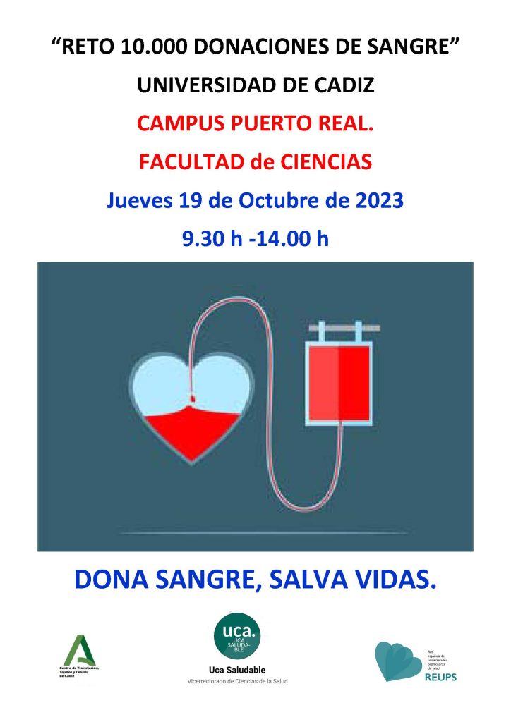 CAMPAÑA DONACION SANGRE – Administración del Campus de Puerto Real